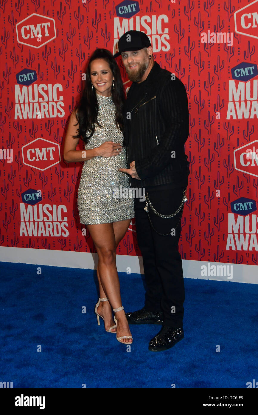 05 June 2019 - Nashville, Tennessee - Brantley Gilbert, Amber Cochran ...