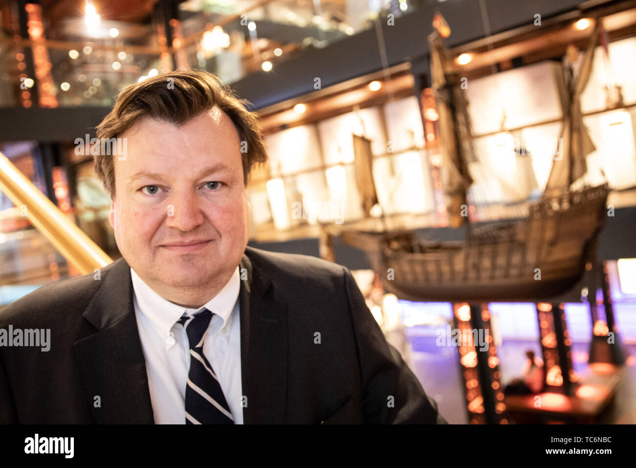 Hamburg, Germany. 04th June, 2019. Peter Tamm junior, museum director ...