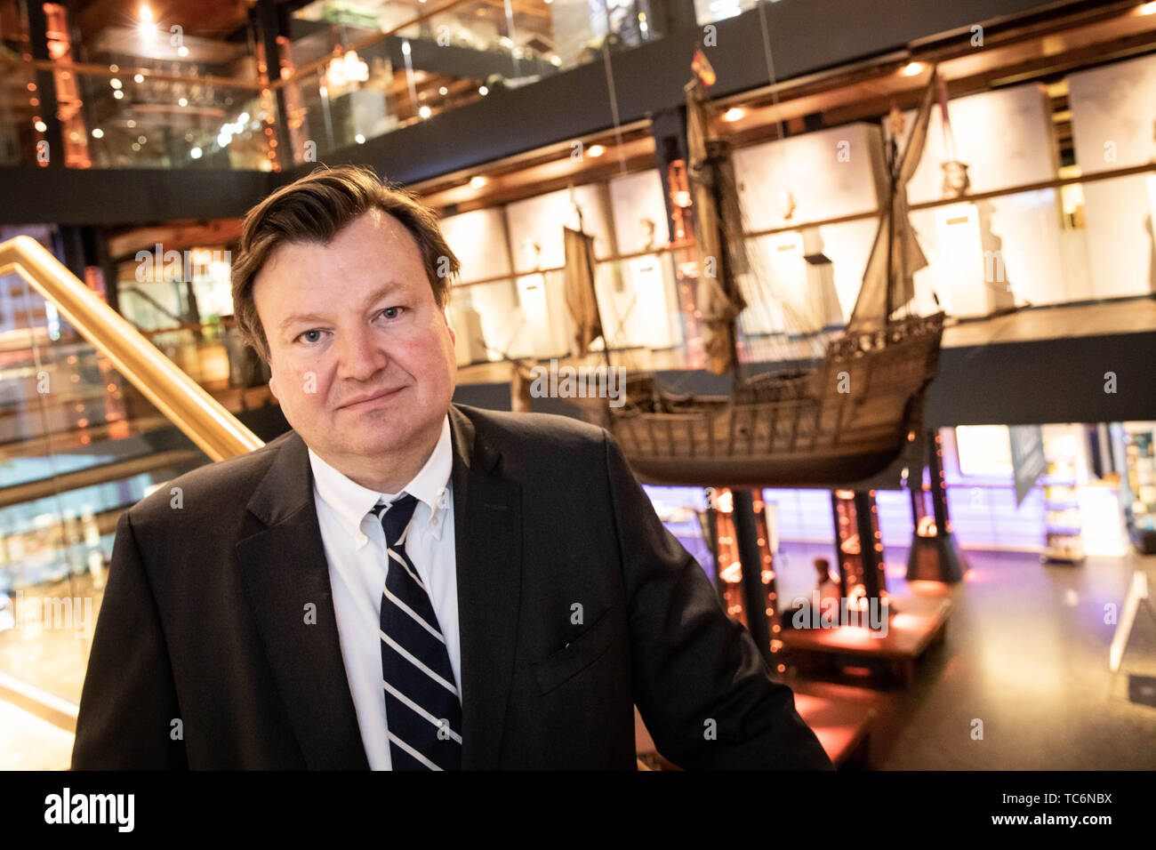 Hamburg, Germany. 04th June, 2019. Peter Tamm junior, museum director ...