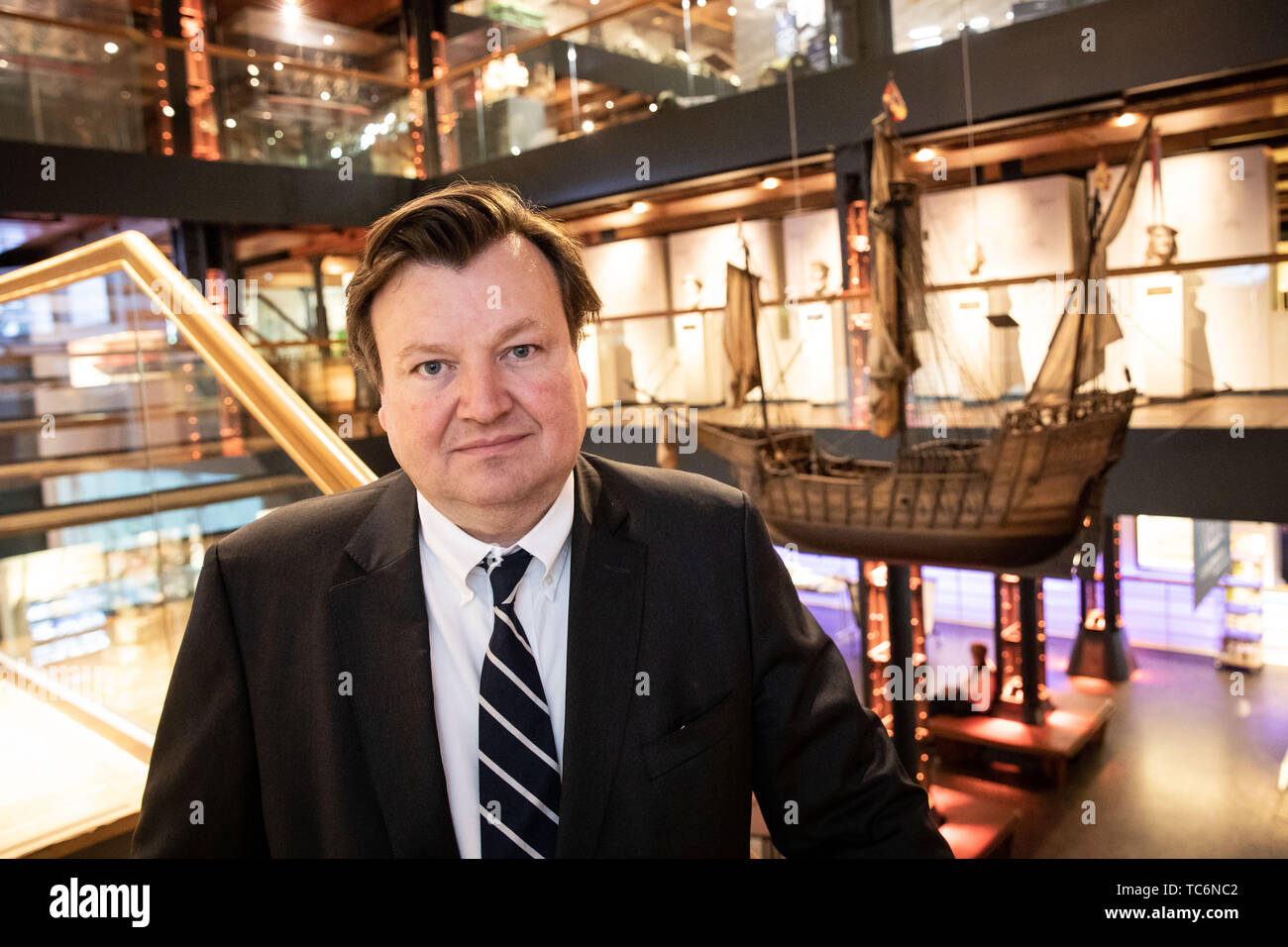 Hamburg, Germany. 04th June, 2019. Peter Tamm junior, museum director ...