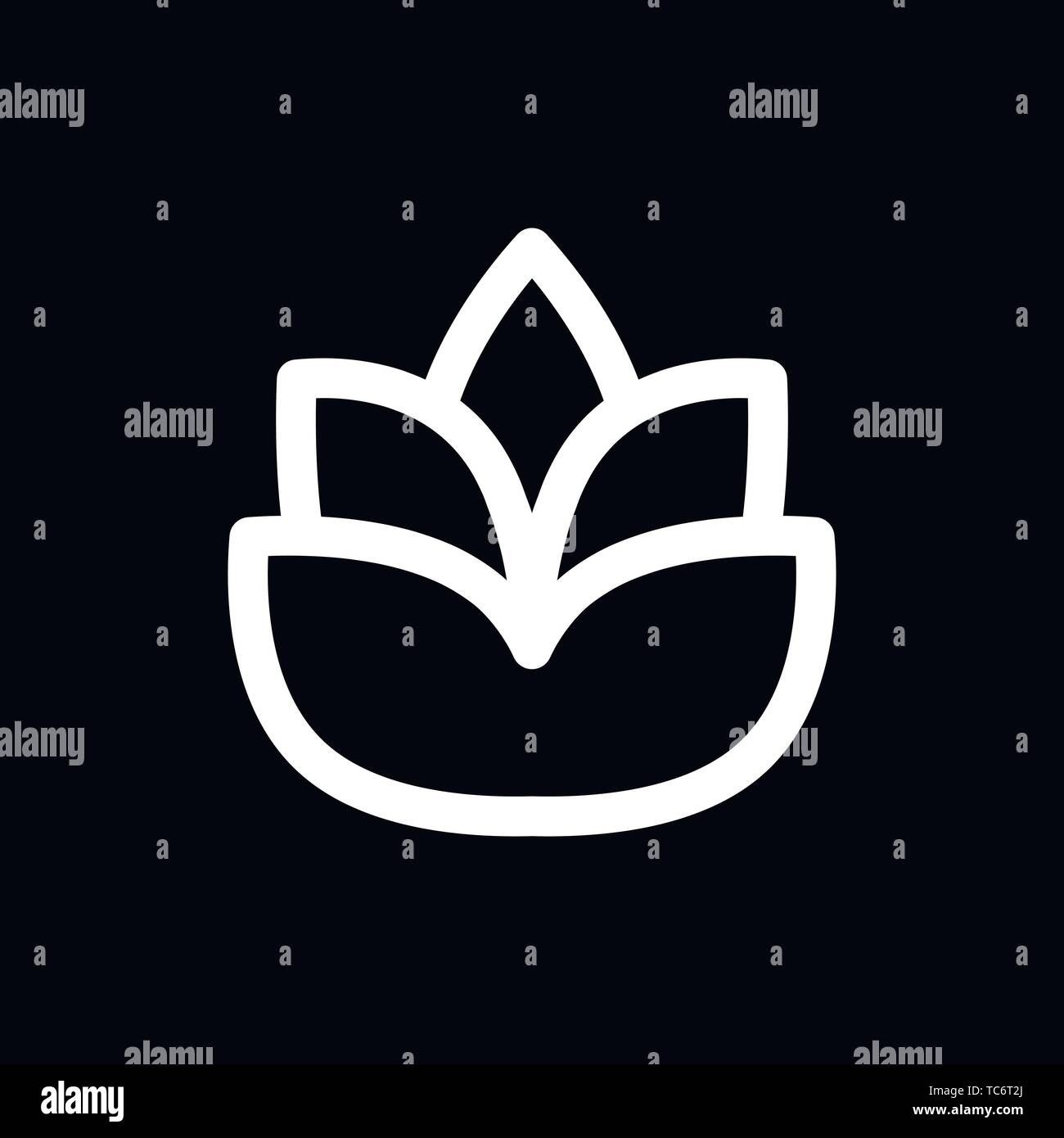 Hop icon logo, vector sign symbol for design Stock Vector Image & Art ...