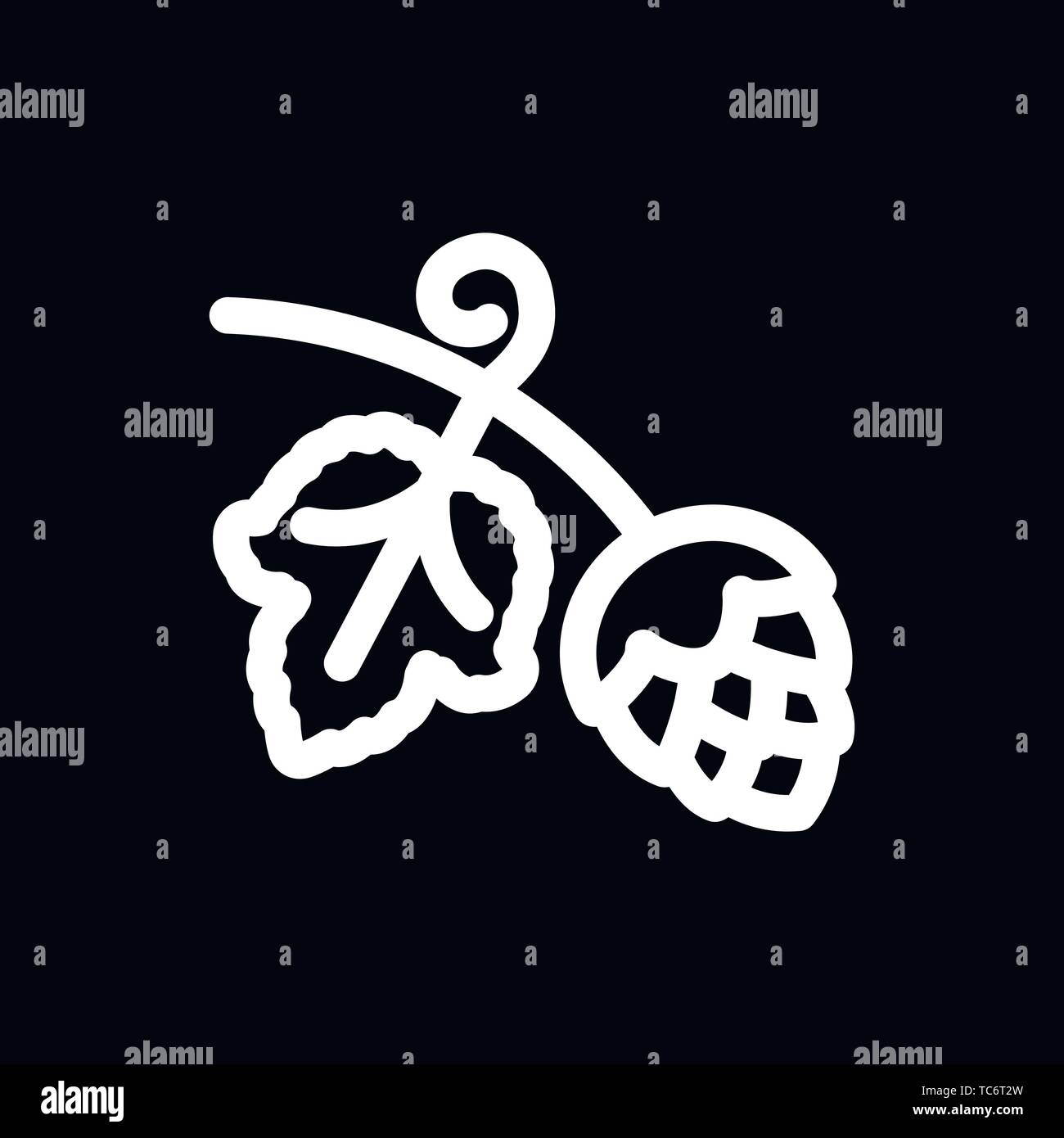 Hop icon logo, vector sign symbol for design Stock Vector Image & Art ...