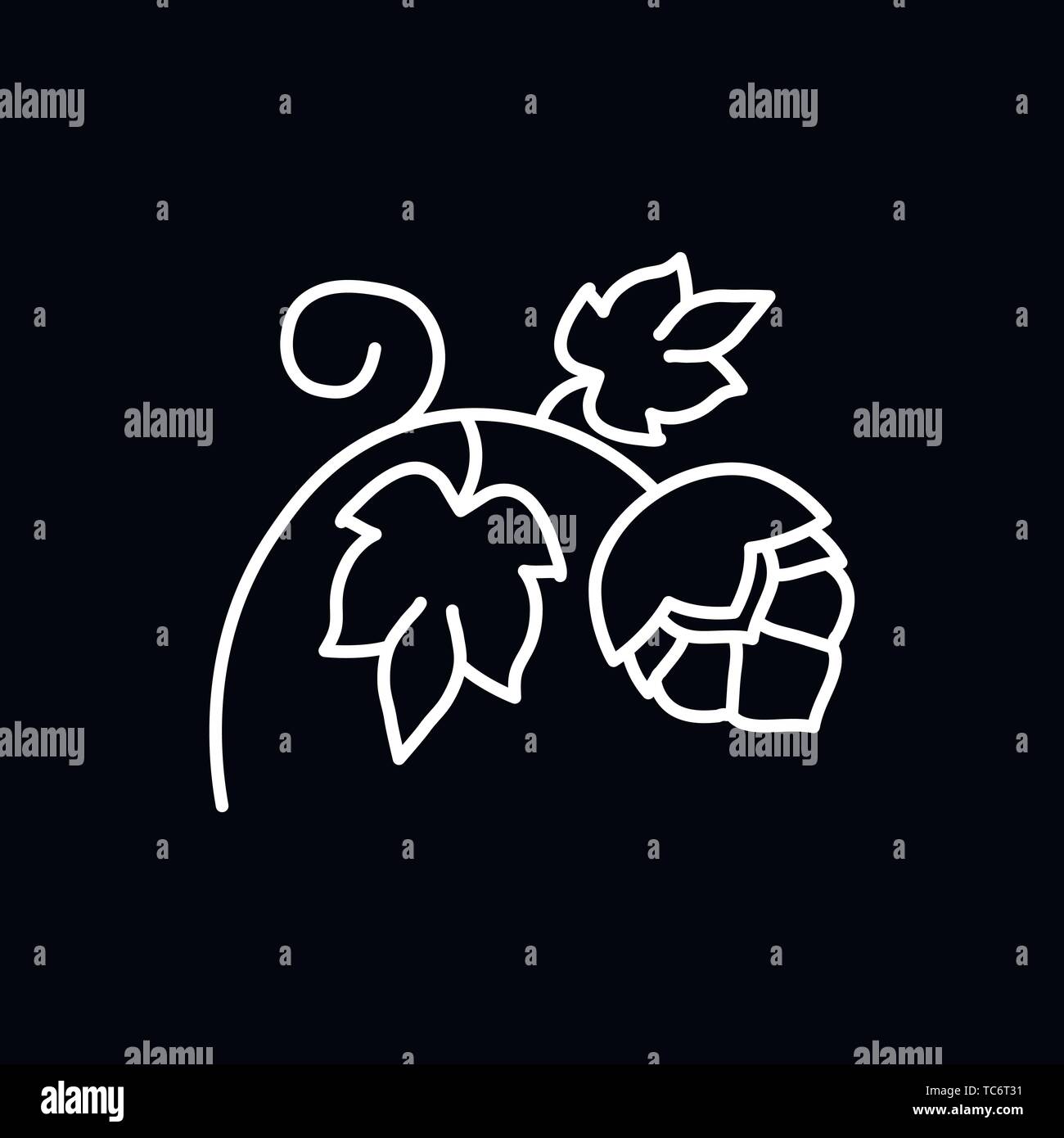 Hop icon logo, vector sign symbol for design Stock Vector Image & Art ...