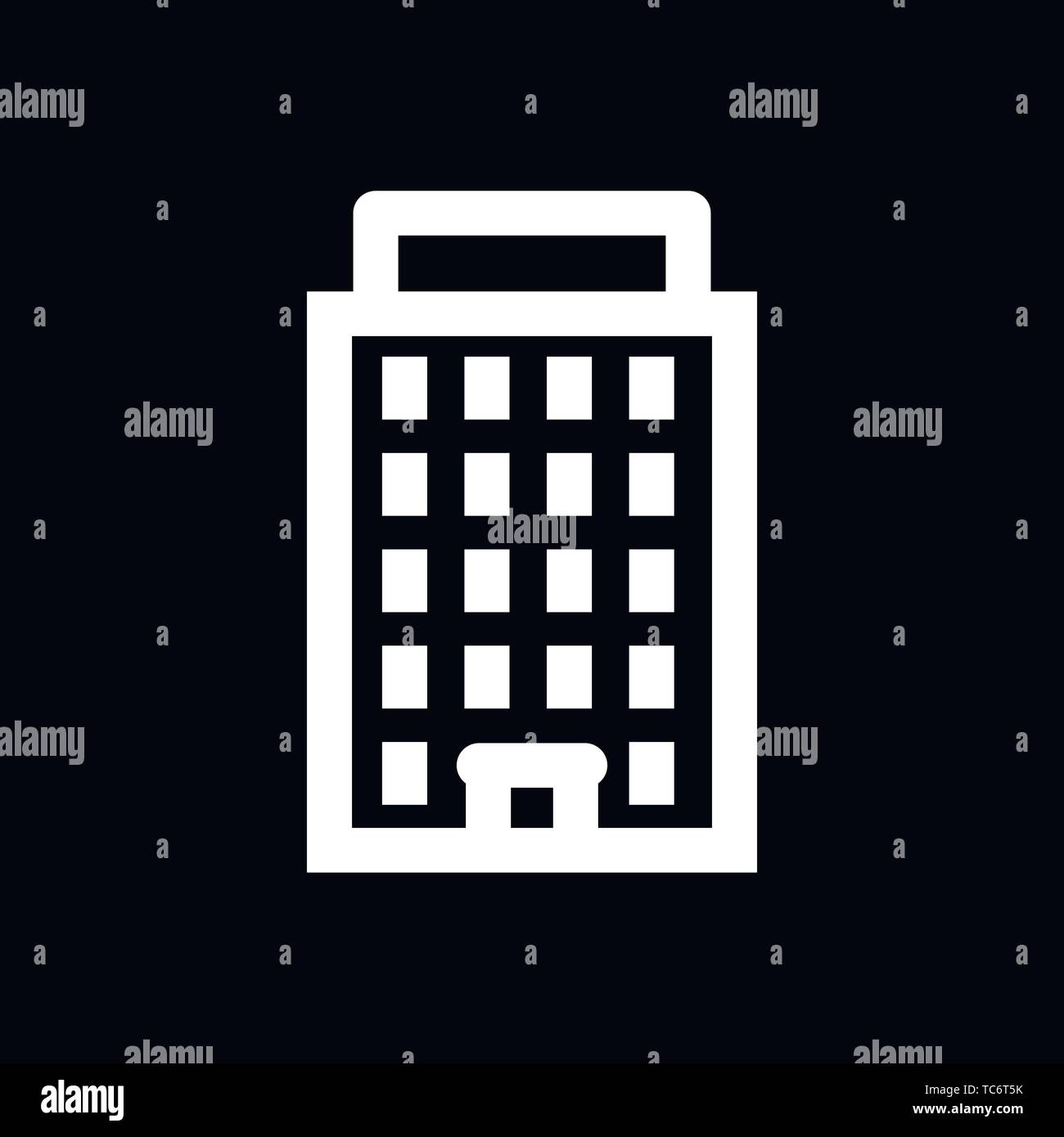 Hotel icon logo, vector sign symbol for design Stock Vector Image & Art ...