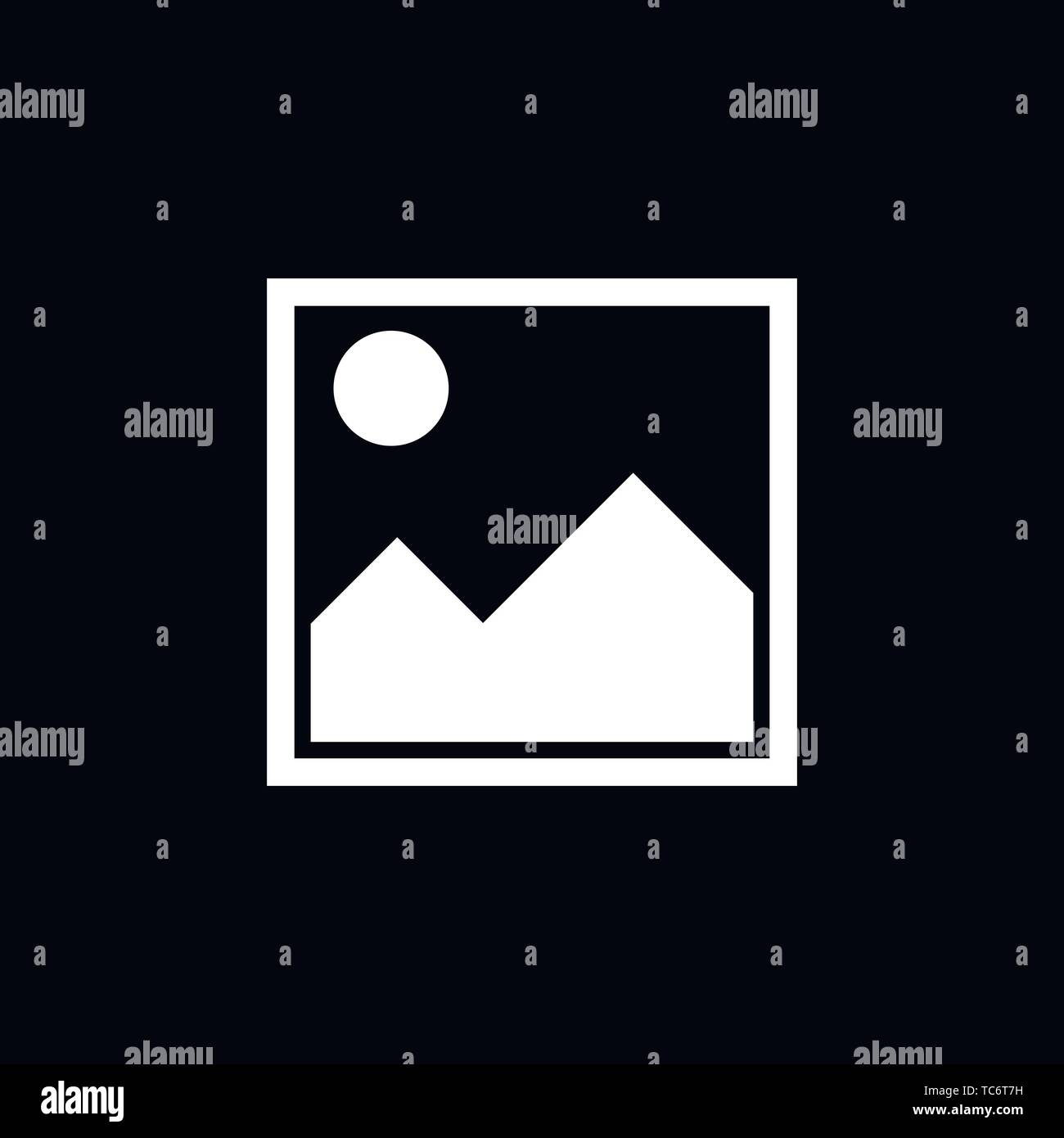 Image icon logo, vector sign symbol for design Stock Vector Image & Art ...