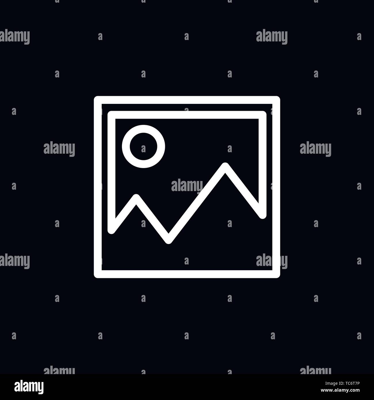 Image icon logo, vector sign symbol for design Stock Vector Image & Art ...