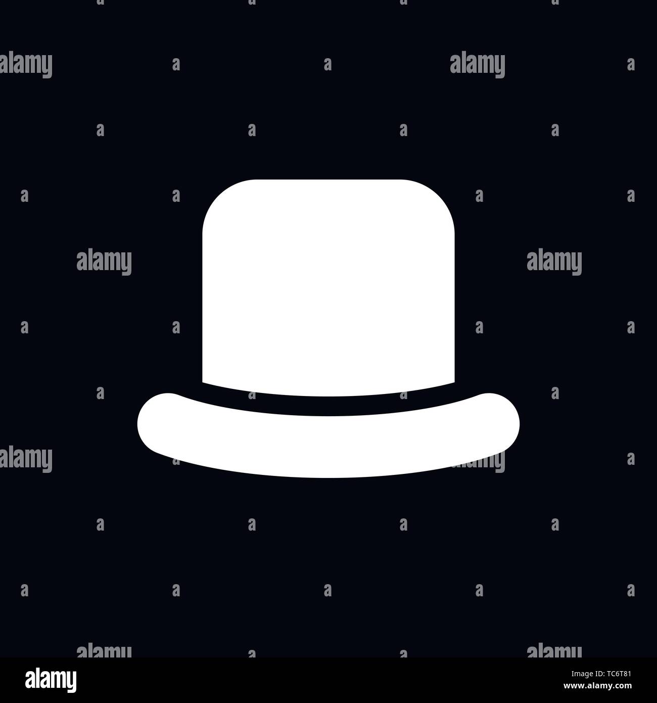 Hat icon logo, vector sign symbol for design Stock Vector Image & Art ...
