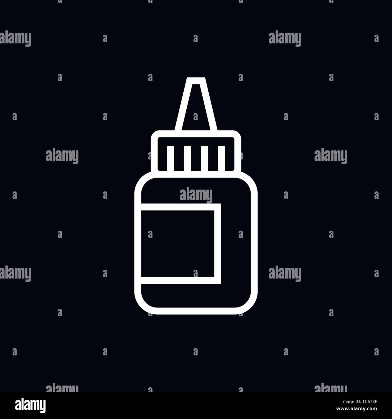 Quill ink icon logo, vector sign symbol for design Stock Vector Image ...