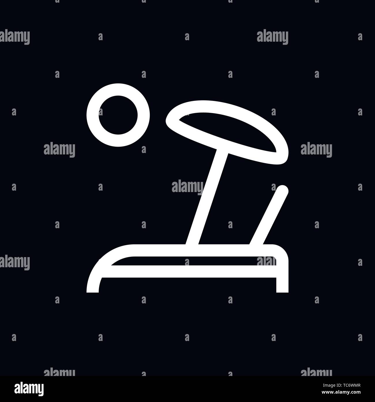 Chaise lounge icon logo, vector sign symbol for design Stock Vector ...