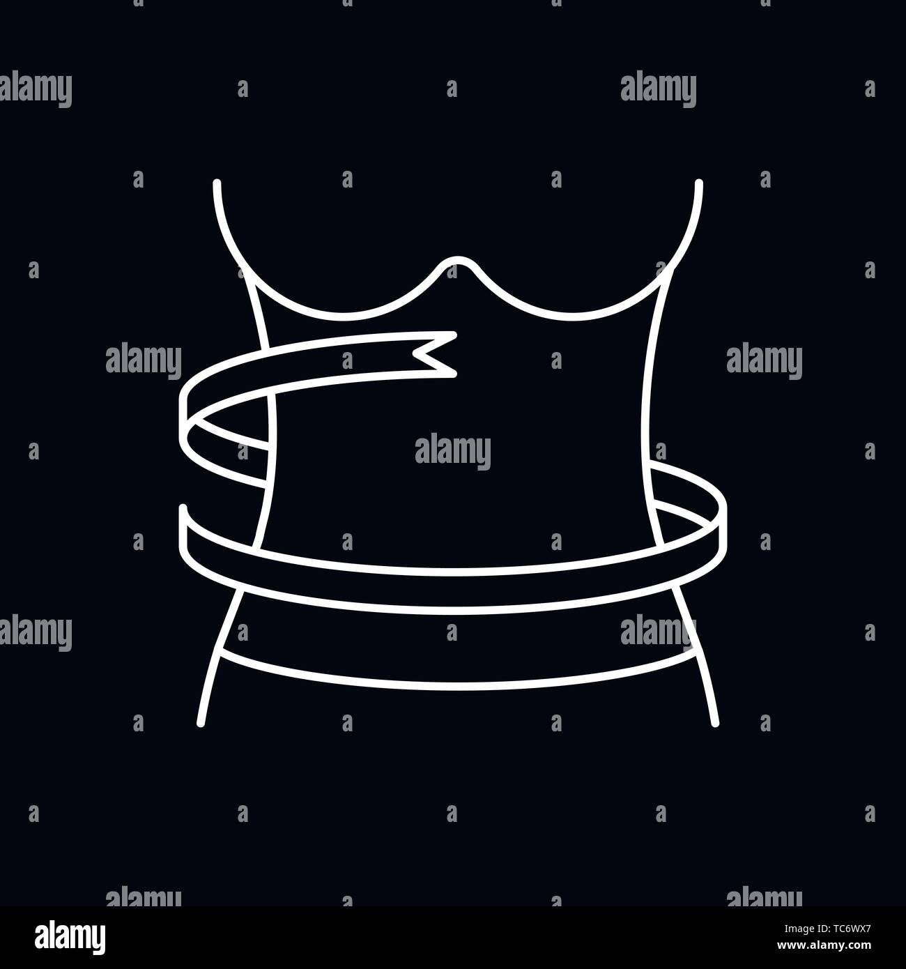 Weight loss icon logo, vector sign symbol for design Stock Vector Image ...