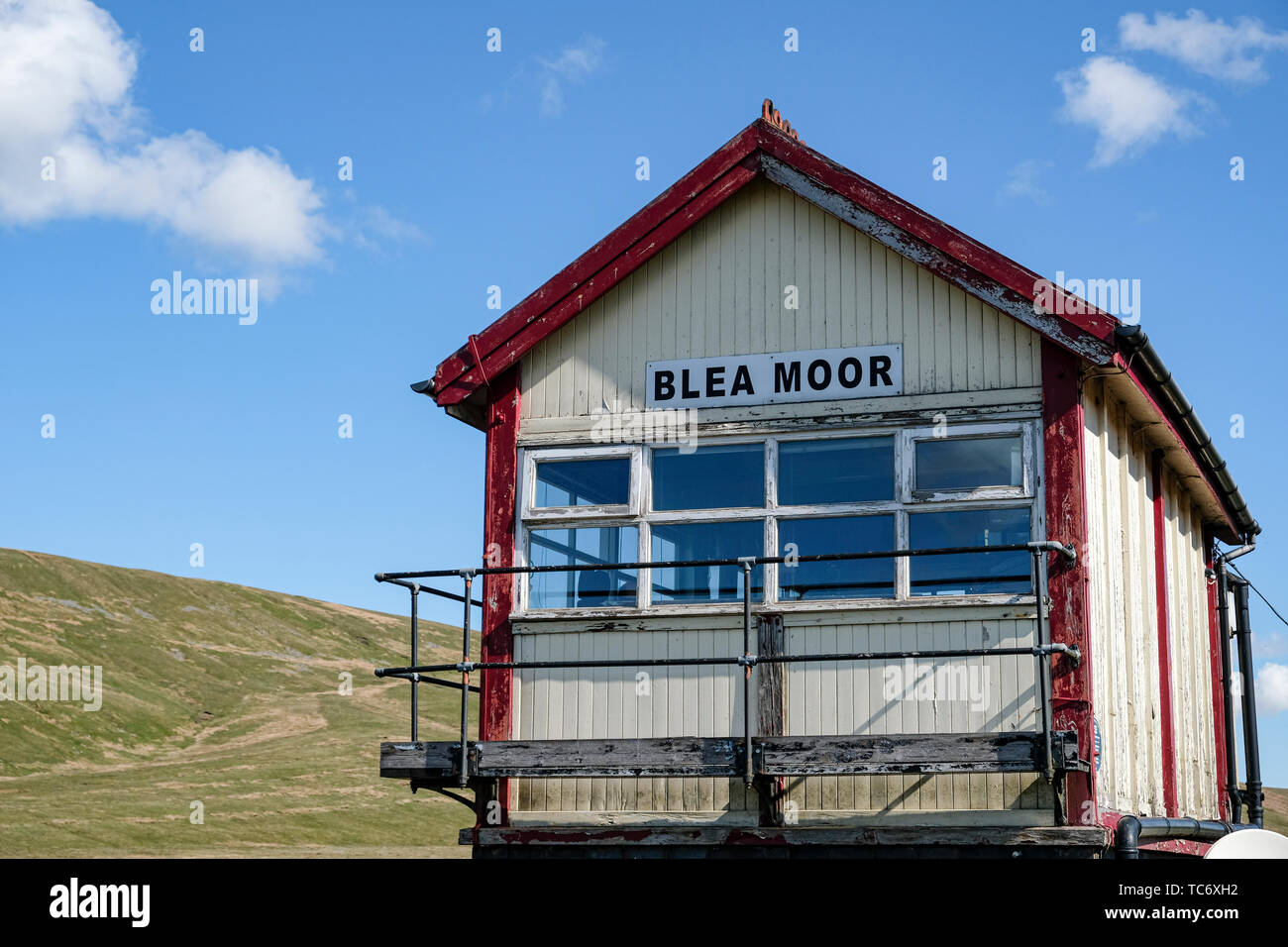 Blea Moor signal box near Ribblehead in The Yorkshire Dales National ...