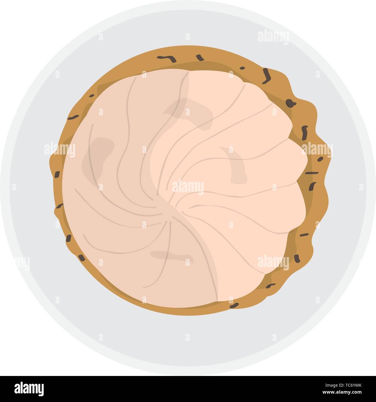 Top view gingerbread Stock Vector Images - Alamy