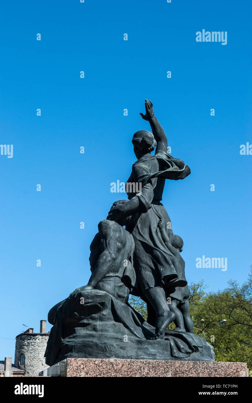 Estonian bronze statue hi-res stock photography and images - Alamy