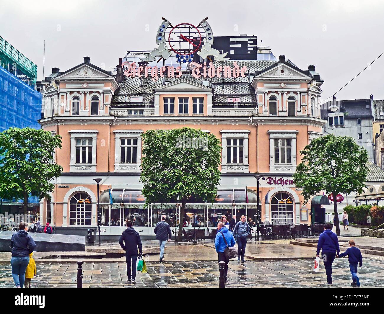 Bergens tidende building bergen norway hi-res stock photography and ...
