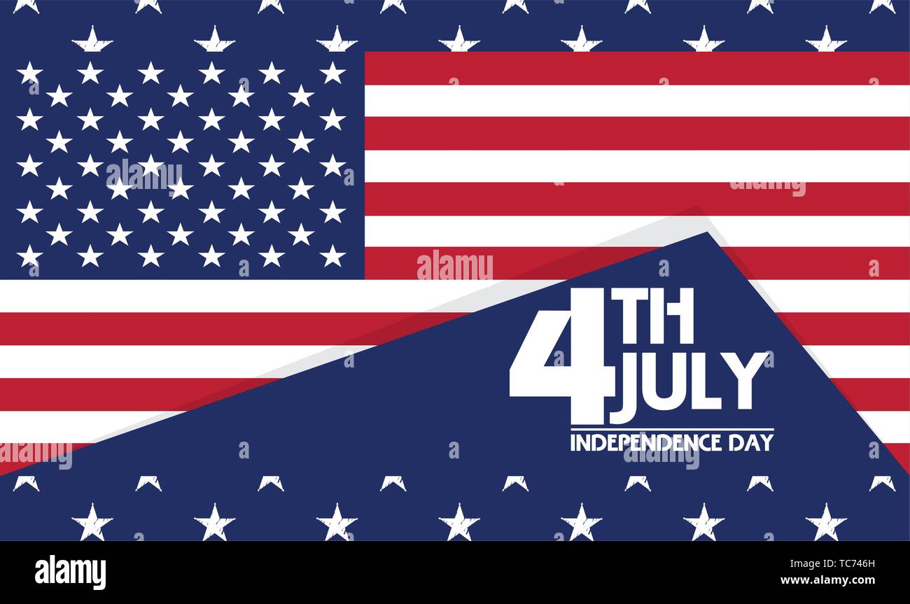 4th of July banner. Independence day - Vector Stock Vector Image & Art ...