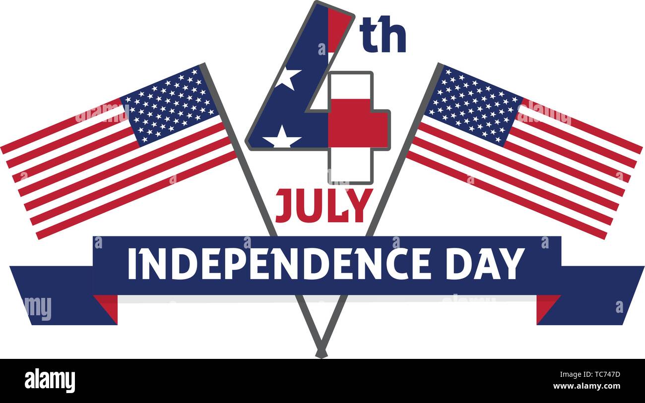 4th of July banner. Independence day - Vector Stock Vector Image & Art ...
