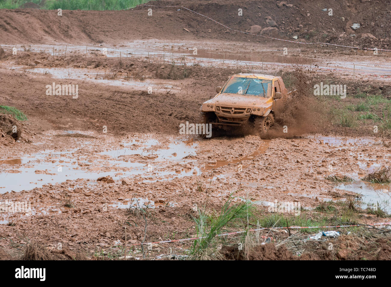 Land Cruiser Outdoor Car Cross Country Competition Stock Photo - Alamy