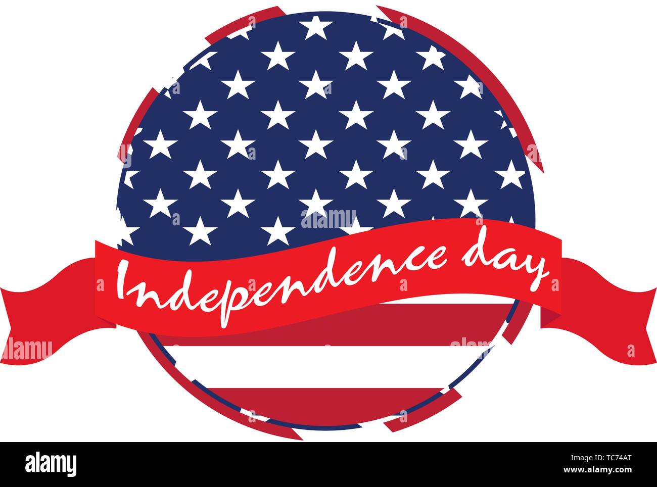 4th of July banner. Independence day - Vector Stock Vector Image & Art ...