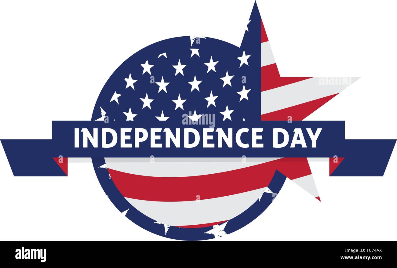 4th of July banner. Independence day - Vector Stock Vector Image & Art ...