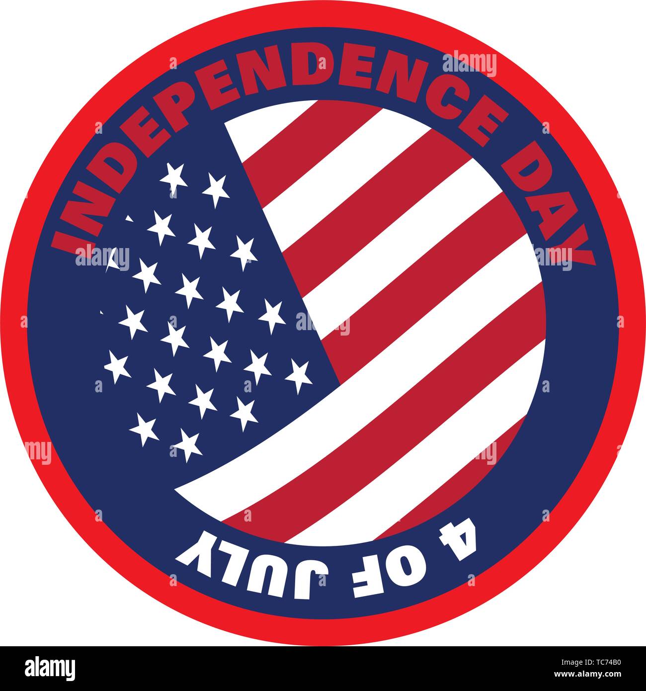 4th of July banner. Independence day - Vector Stock Vector Image & Art ...