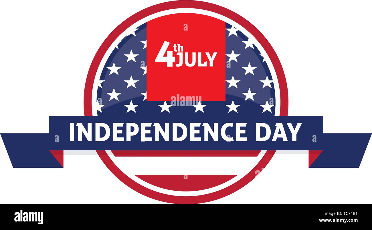 4th of July banner. Independence day - Vector Stock Vector Image & Art ...