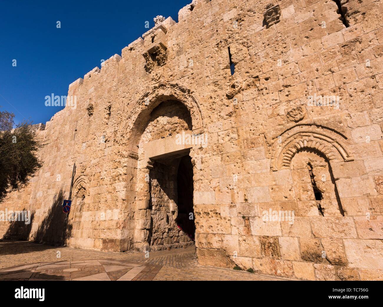 Jerusalem The Zion Gate High Resolution Stock Photography and Images ...