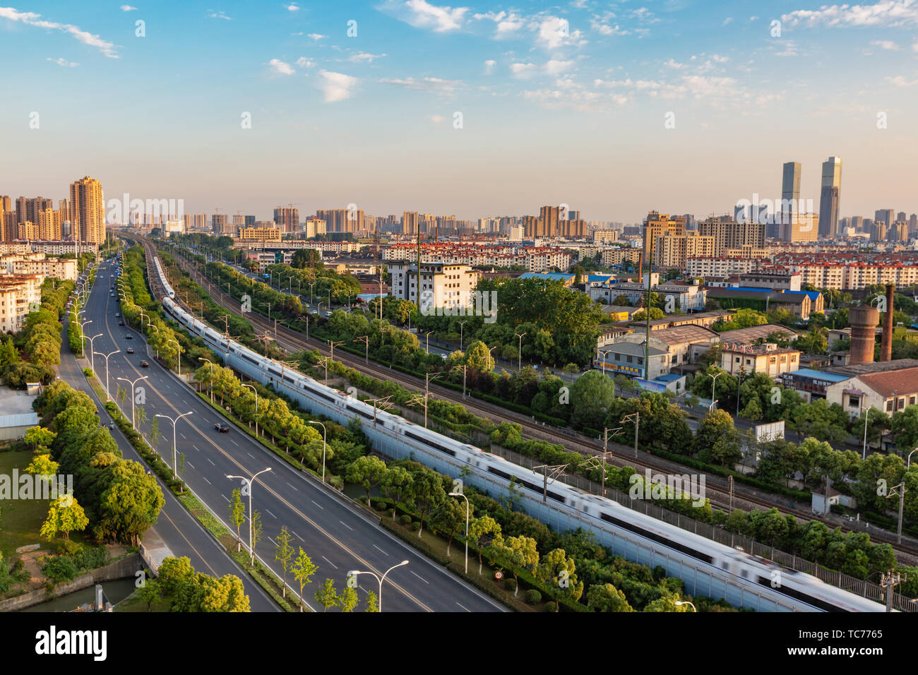 Beautiful scenery of Wuxi city Stock Photo - Alamy