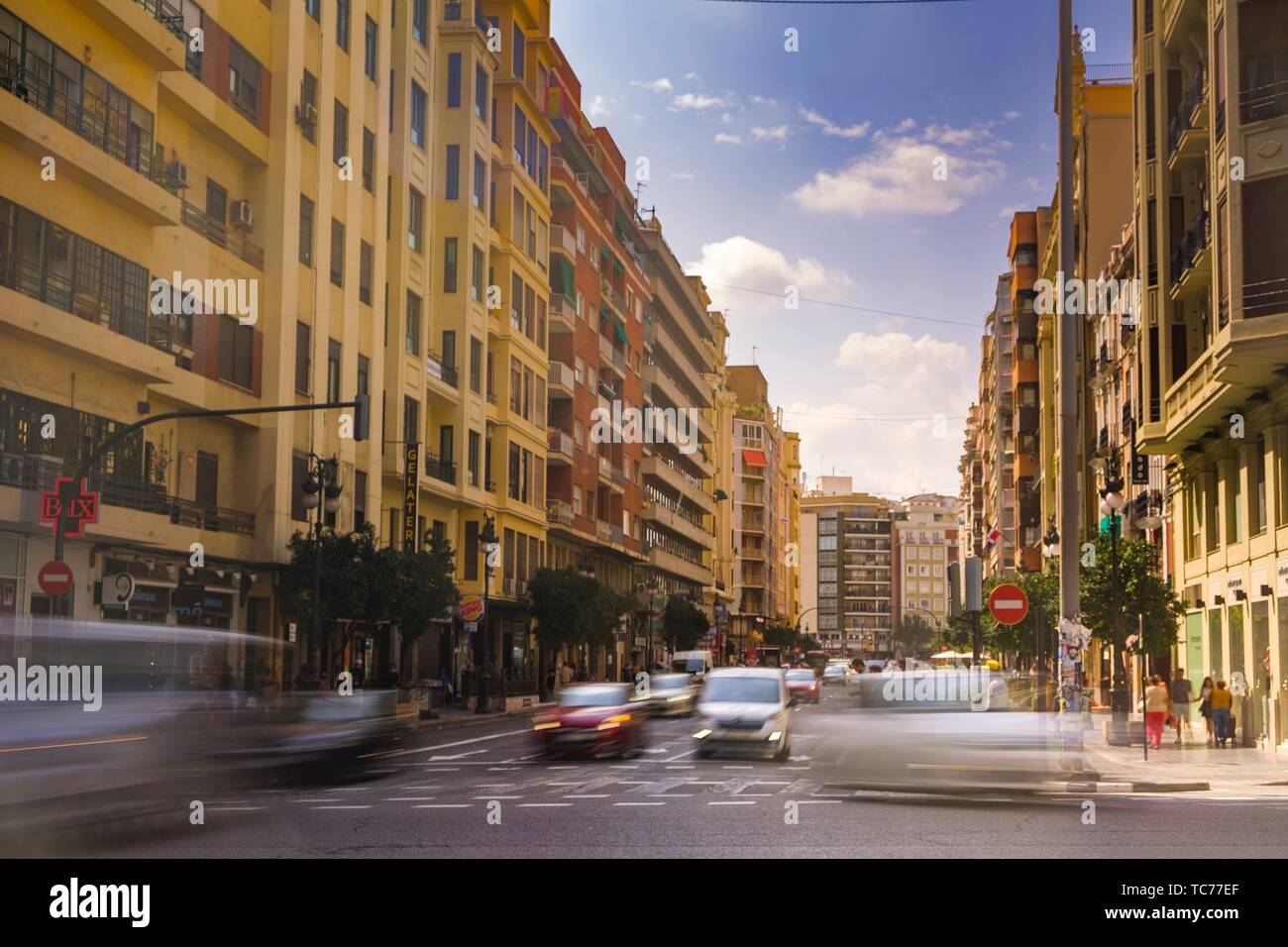 Valencia Street Scene High Resolution Stock Photography and Images - Alamy