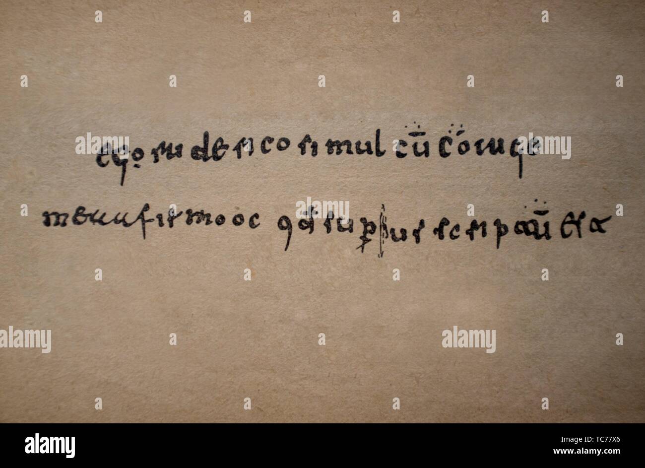 Medieval Spanish Manuscript High Resolution Stock Photography and ...