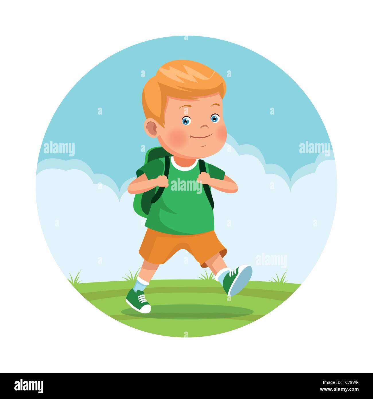 children on school field trip Stock Vector Image & Art - Alamy