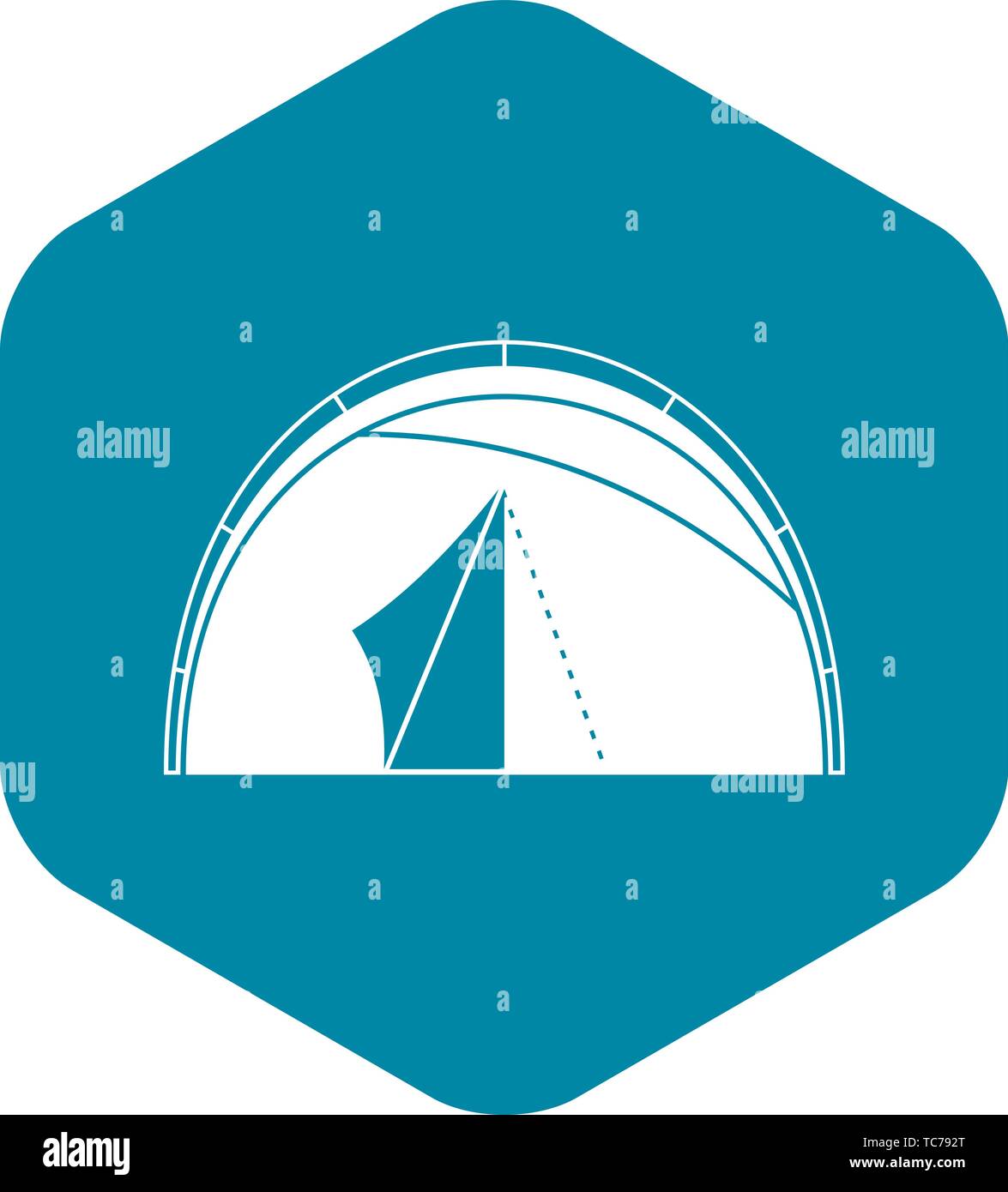 Dome tent icon, simple style Stock Vector Image & Art - Alamy