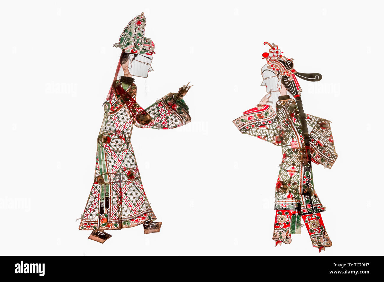 Folk traditional craftsmanship, shadow play Stock Photo - Alamy