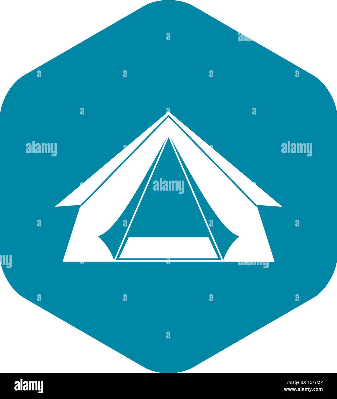 Tourist tent icon, simple style Stock Vector Image & Art - Alamy