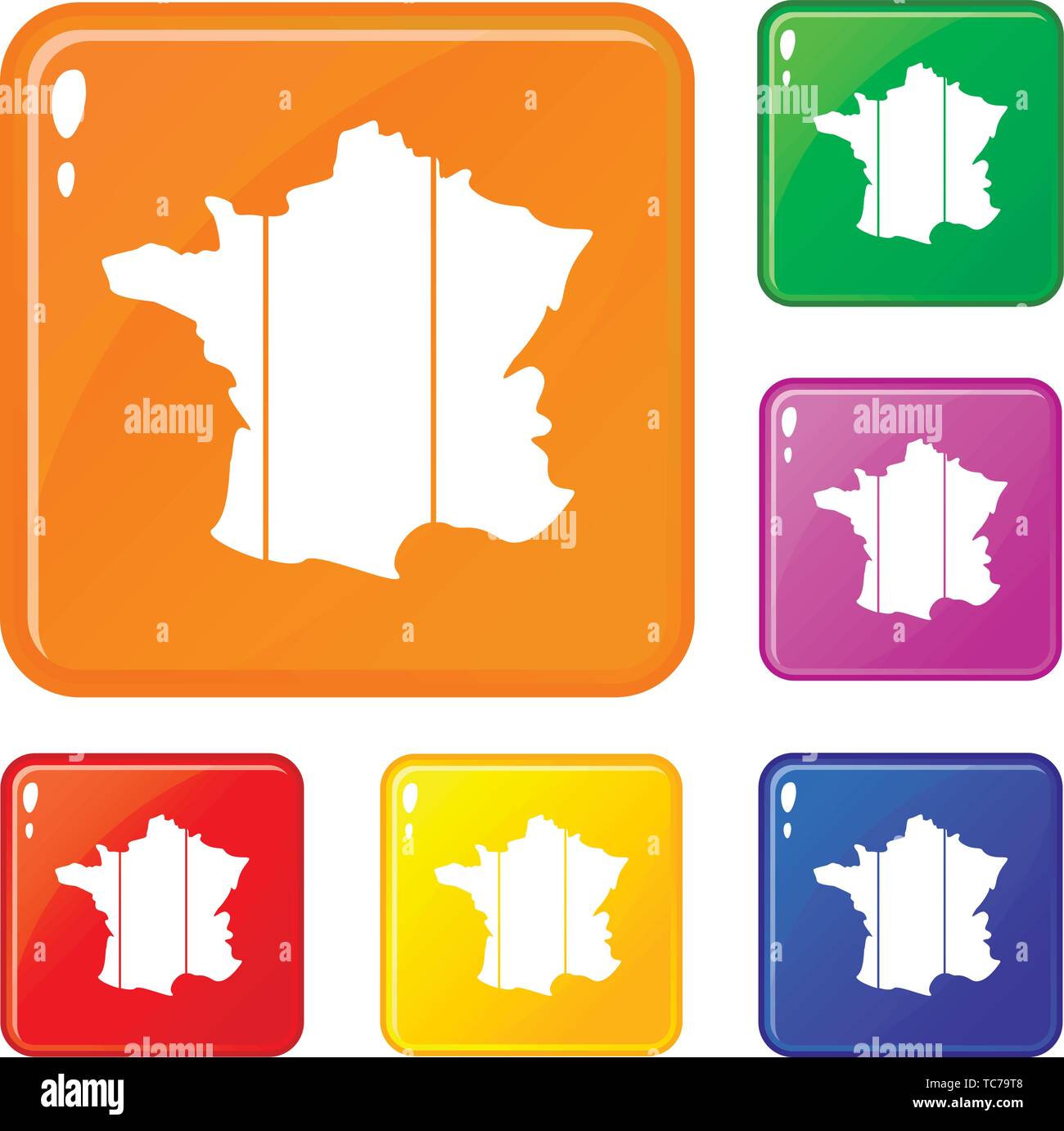 Map central paris Stock Vector Images - Alamy