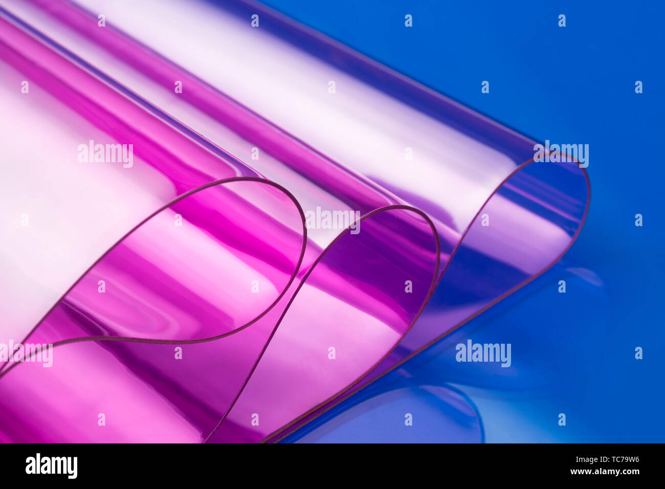 PVC soft film transparent film Stock Photo - Alamy