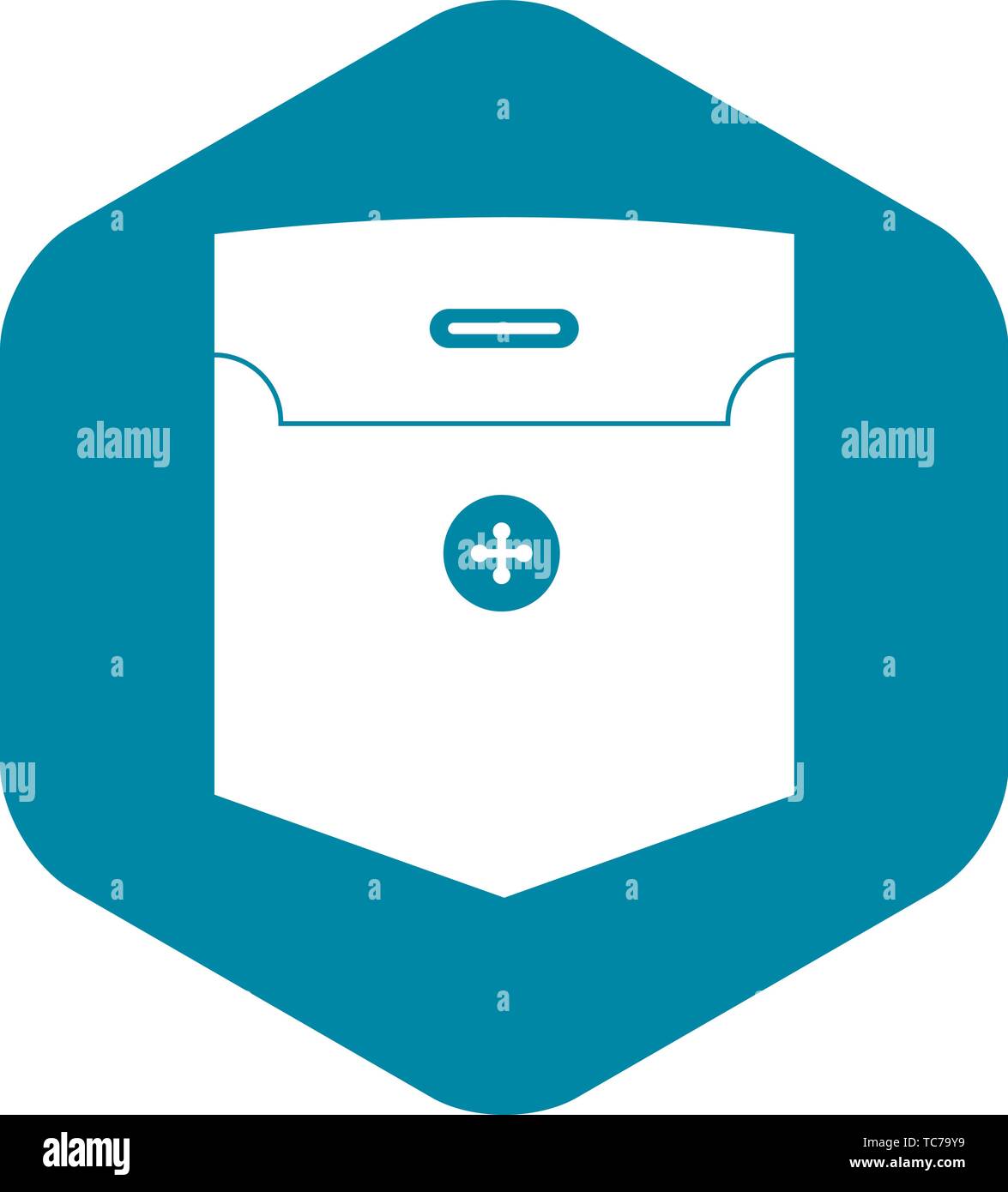 Shirt, pocket, detail Stock Vector Images - Alamy