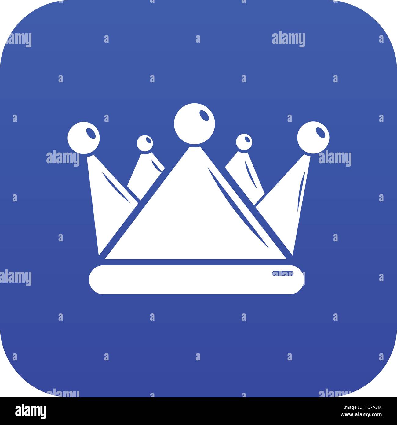 Kievan rus crown icon blue vector Stock Vector Image & Art - Alamy