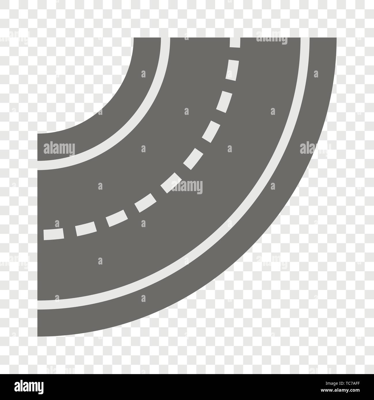Road element icon, cartoon style Stock Vector Image & Art - Alamy