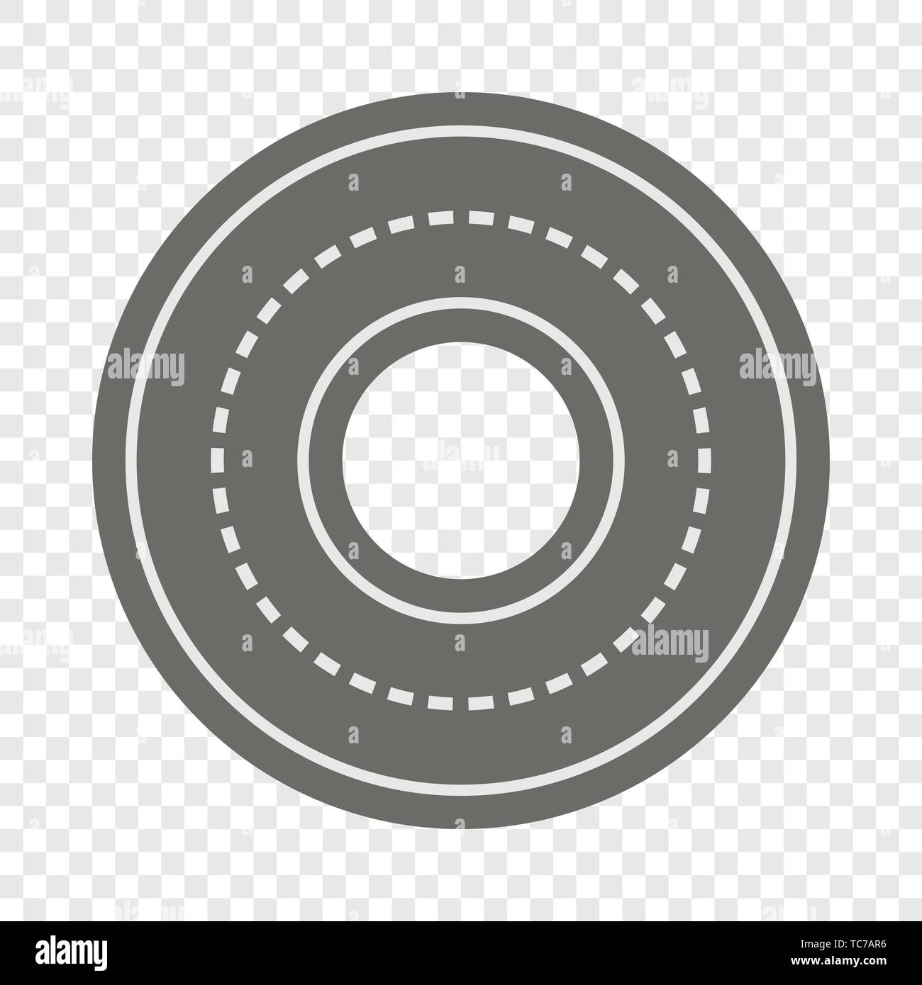 Circle road icon, cartoon style Stock Vector Image & Art - Alamy