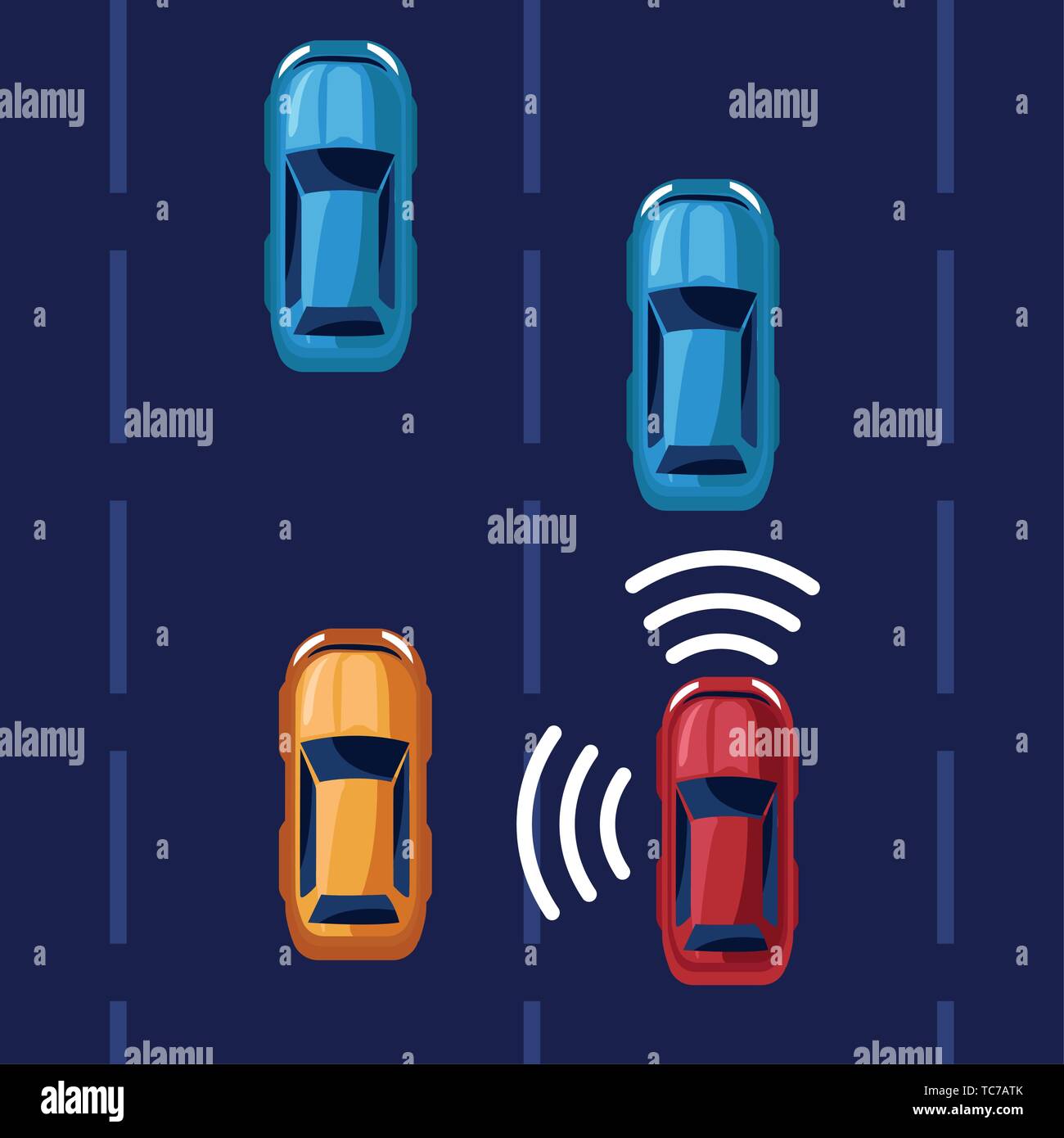 car location gps system concept Stock Vector Image & Art - Alamy