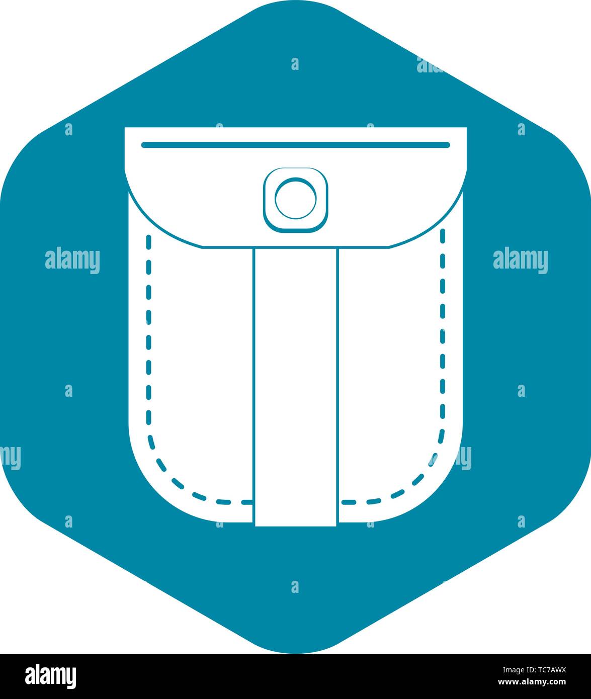 Fashion jeans pocket icon, simple style Stock Vector Image & Art - Alamy