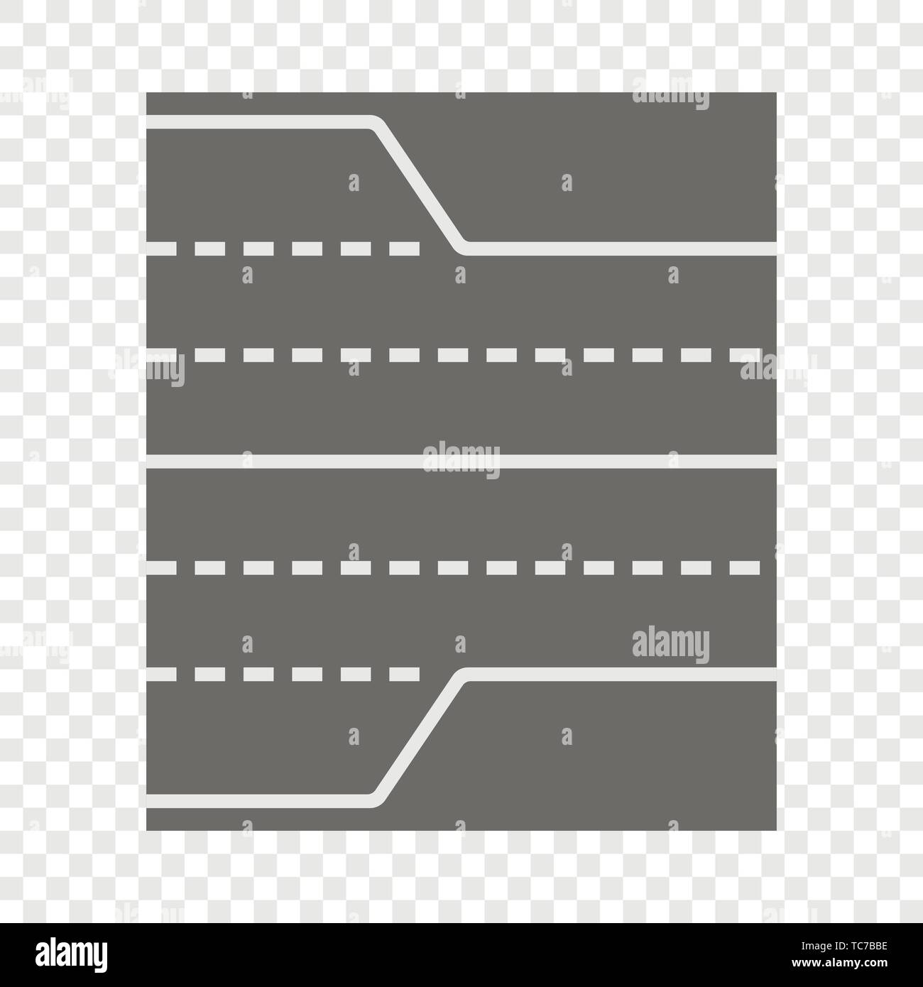 Asphalt road icon, cartoon style Stock Vector Image & Art - Alamy