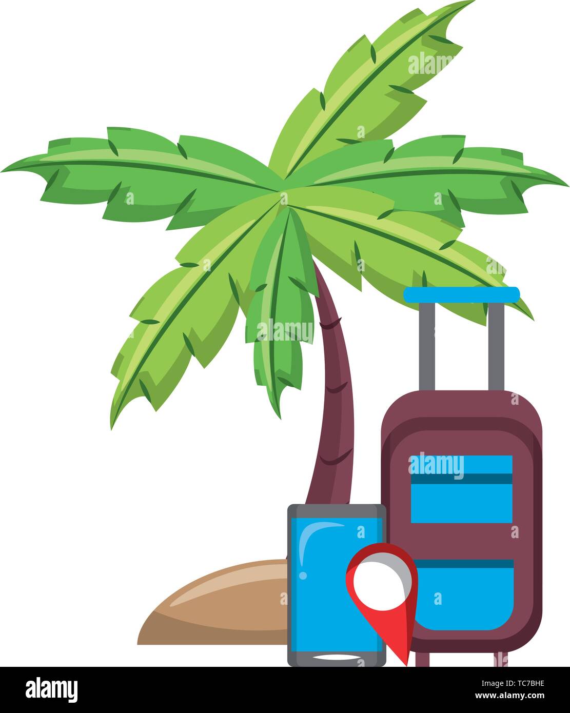 Summer travel and vacations cartoons Stock Vector Image & Art - Alamy