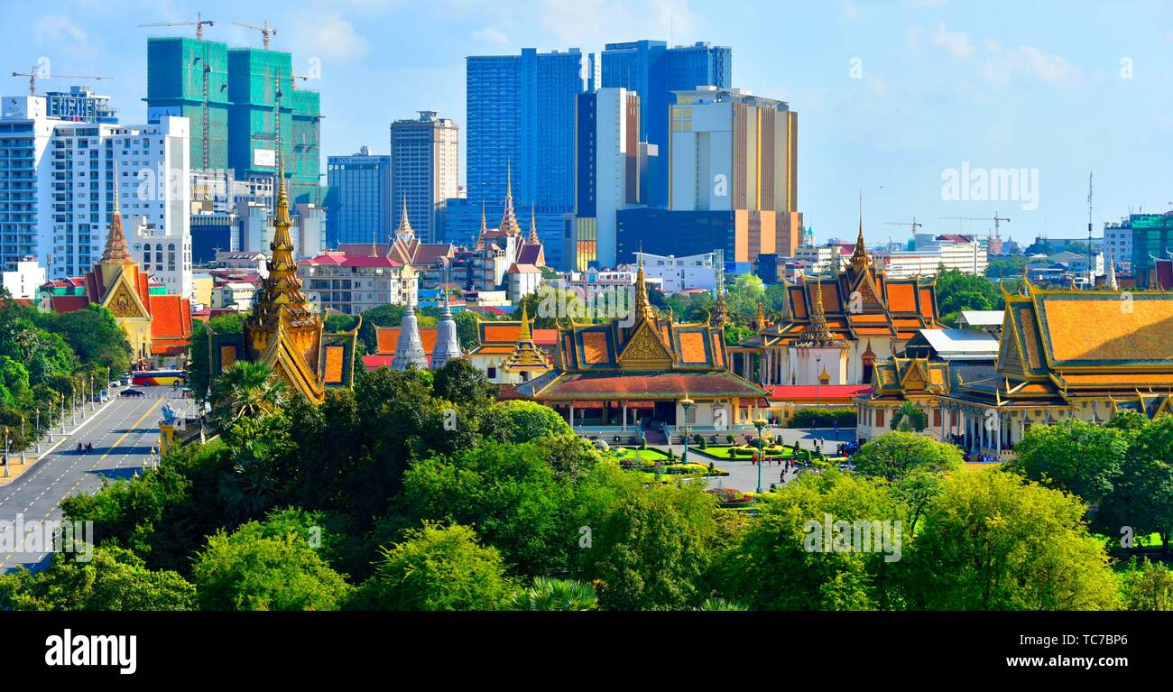 Phnom penh city view hi-res stock photography and images - Alamy