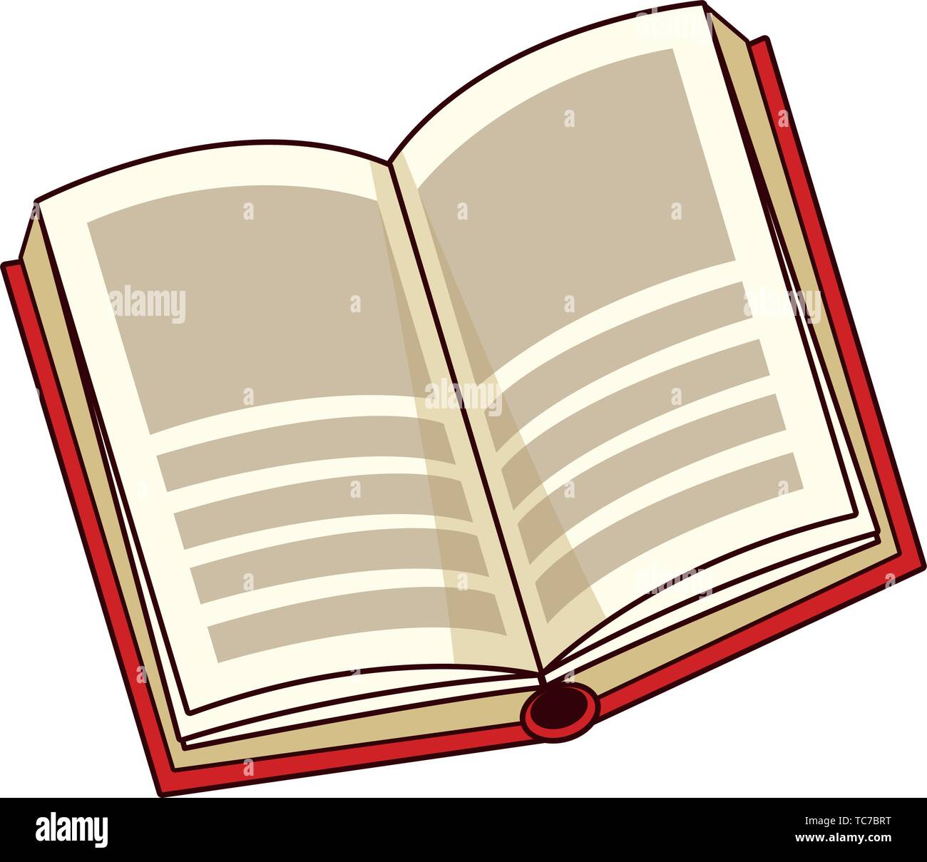 open book icon cartoon isolated Stock Vector Image & Art - Alamy