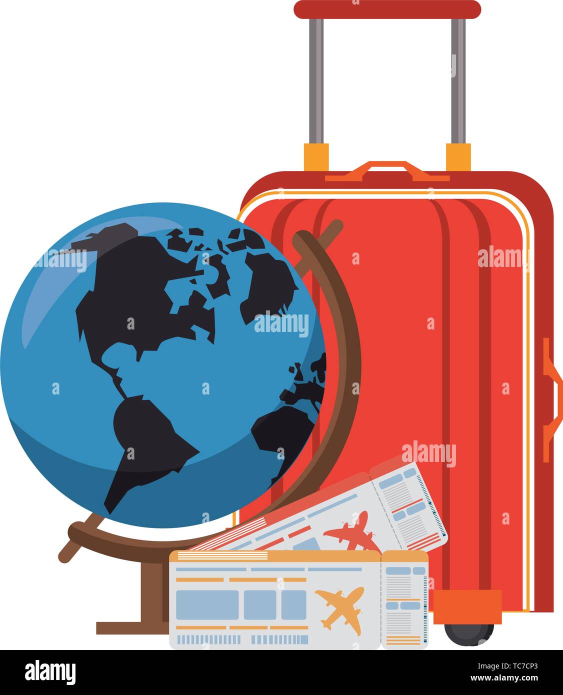 Summer vacations and travel cartoons Stock Vector Image & Art - Alamy