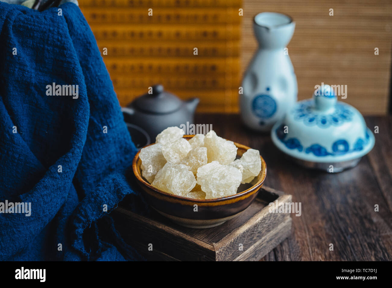 Chinese style old ice sugar Stock Photo - Alamy