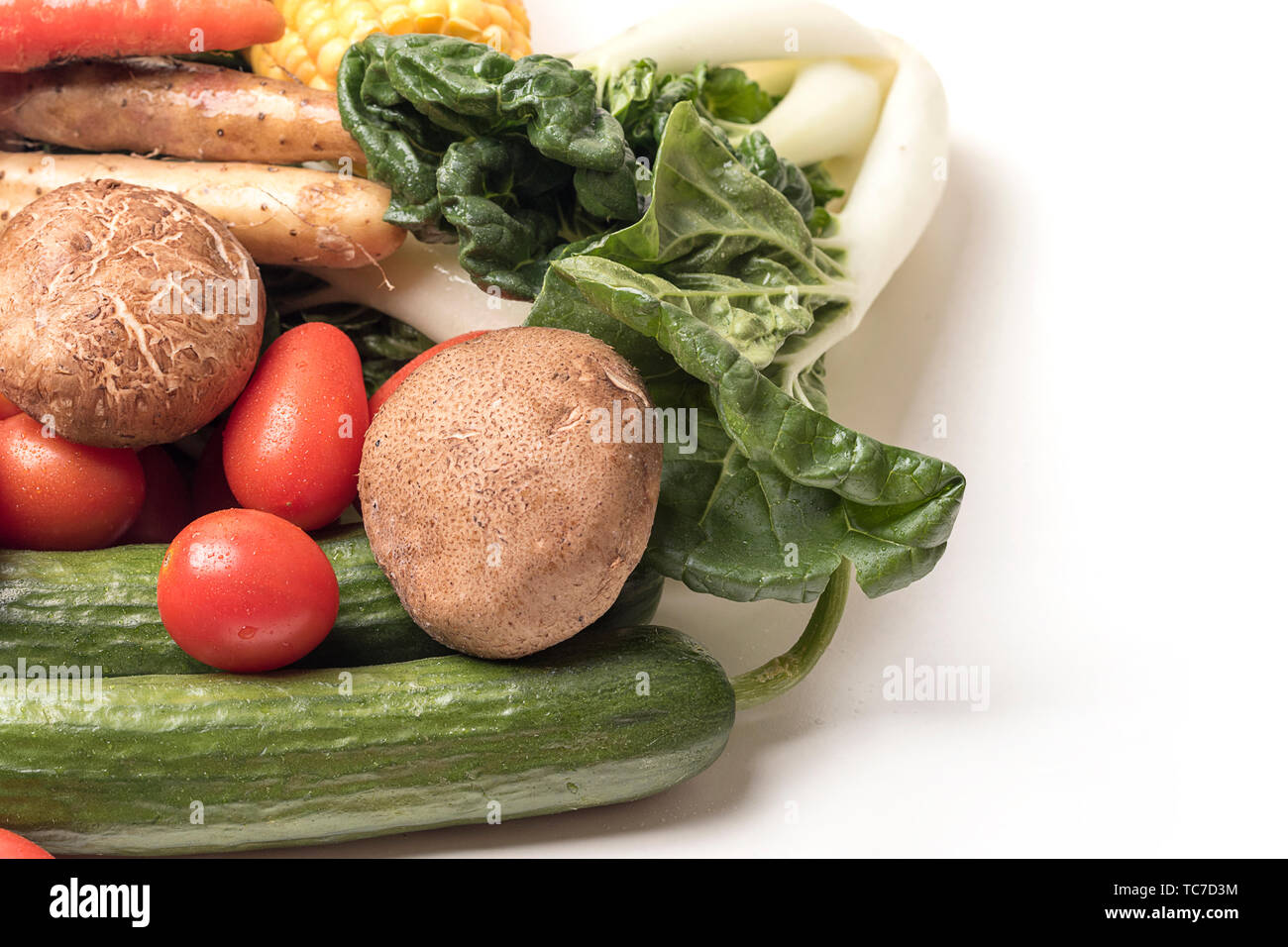 Fresh vegetable combo Stock Photo - Alamy