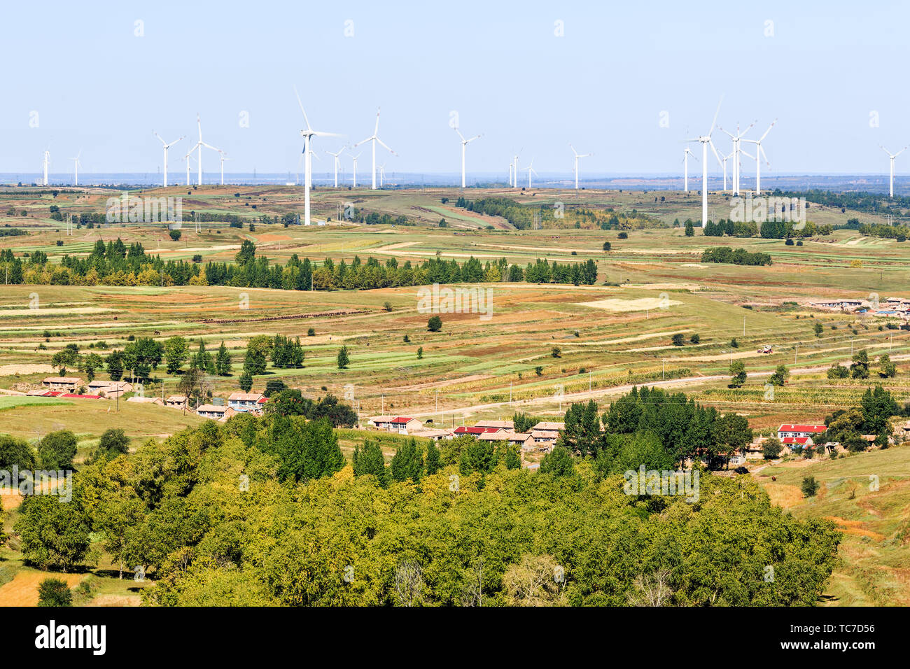 Autumn color of Zhangbei prairie Stock Photo - Alamy
