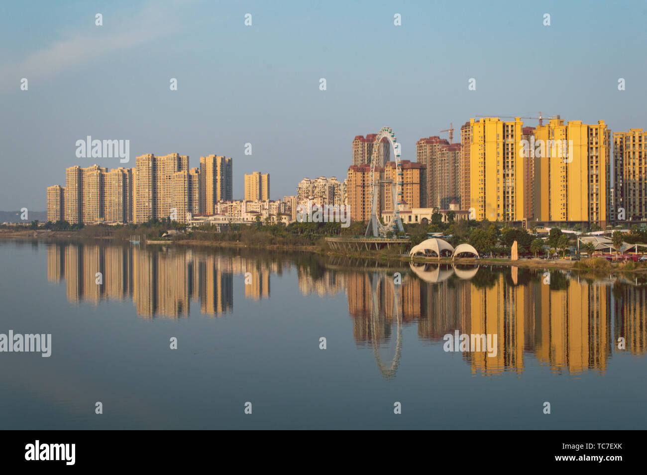 Suining City Landscape Architecture Stock Photo - Alamy